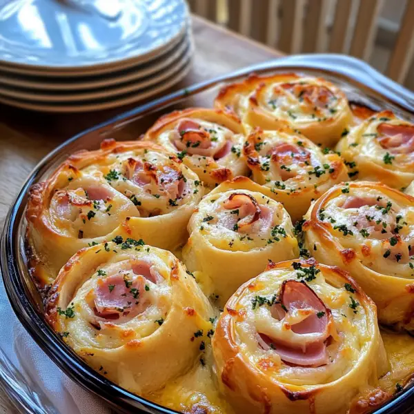 Hot Ham and Cheese Pinwheels | My Savory Twist