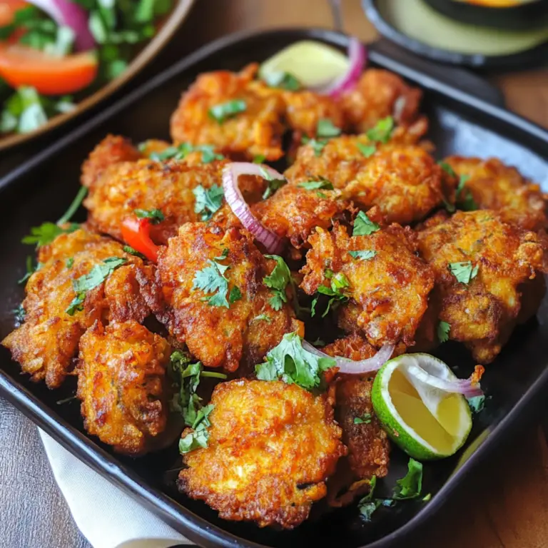 Crispy Fish Pakora (Fish Fritters) | My Savory Twist
