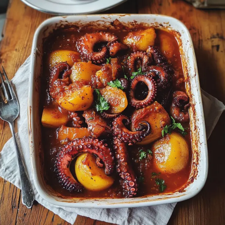 Greek Octopus Stew (Octopus Stifado) | My Savory Twist