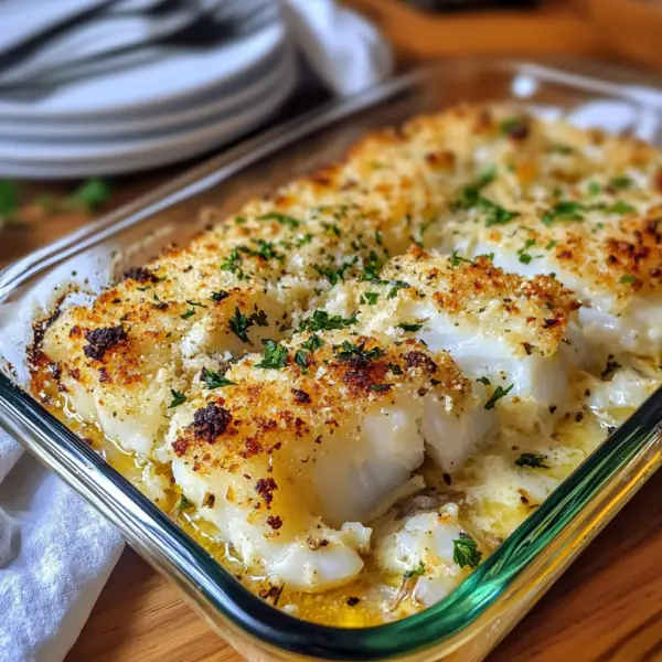 Oven-Baked Garlic Parmesan Cod | My Savory Twist