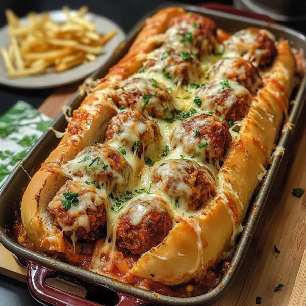 Ultimate Beefy Meatball Sub Delight | My Savory Twist