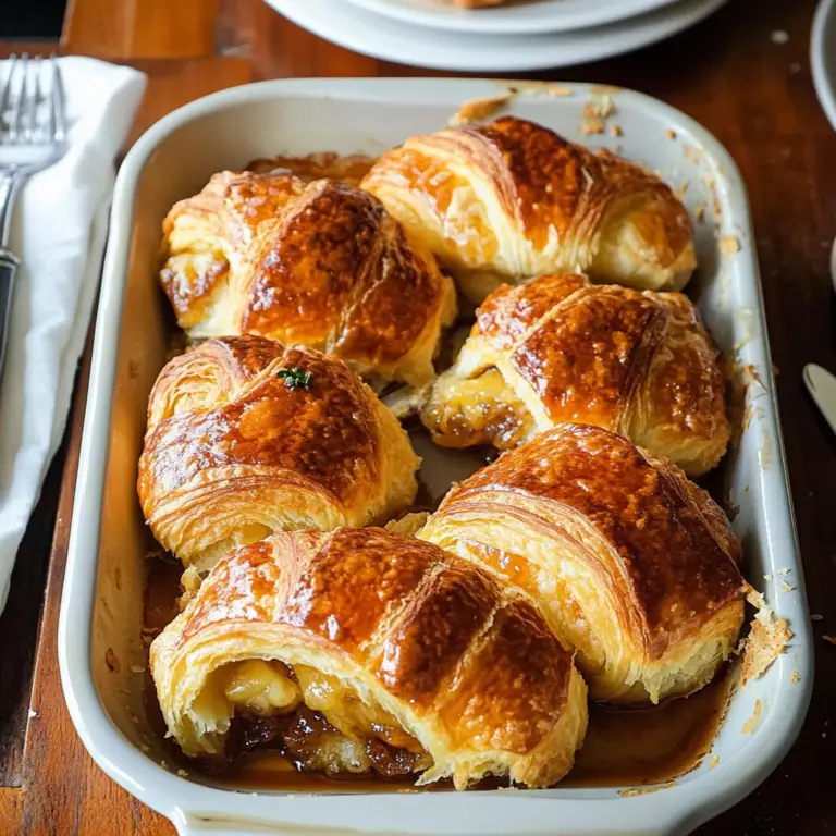 Killer Maple Mustard Croissant | My Savory Twist