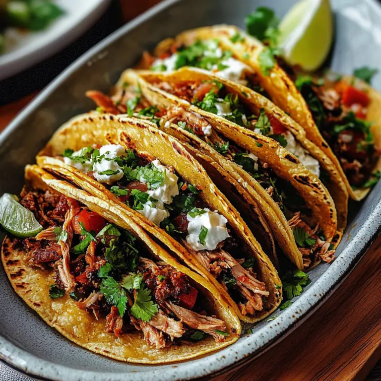 Spicy Shredded Duck Tacos | My Savory Twist