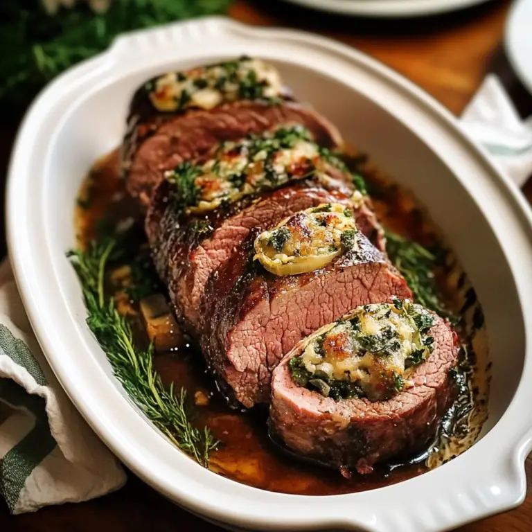 Stuffed Beef Tenderloin | My Savory Twist