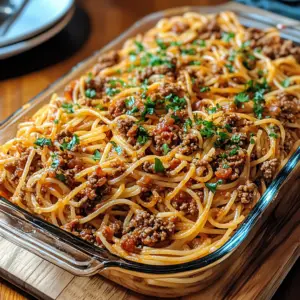 Asian-Style Ground Beef Spaghetti | My Savory Twist