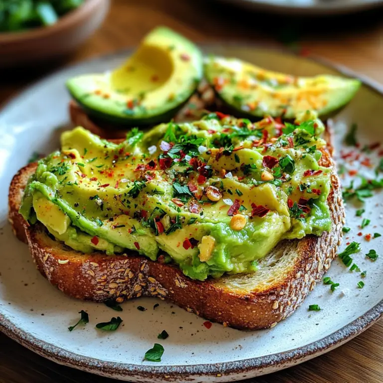 Classic Avocado Toast | My Savory Twist
