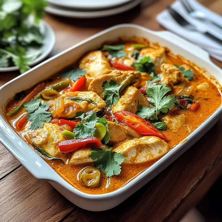 Easy Thai Chicken Curry | My Savory Twist