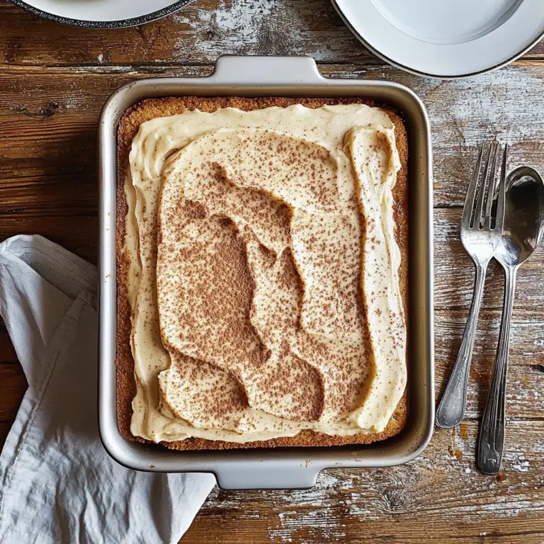 Cinnamon Sheet Cake with Cider Frosting | My Savory Twist