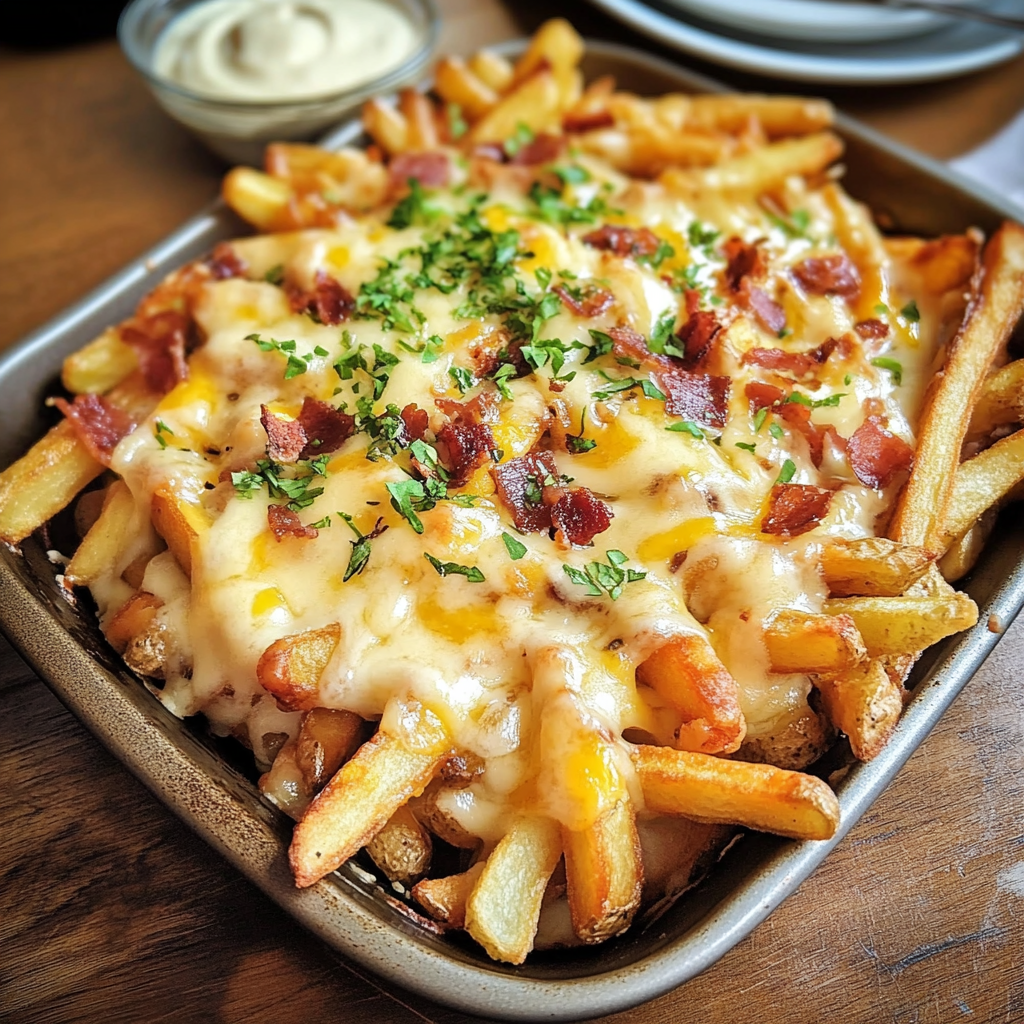 Copy Cat Outback Aussie Cheese Fries | My Savory Twist