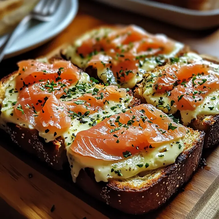 Smoked Salmon Toast | My Savory Twist
