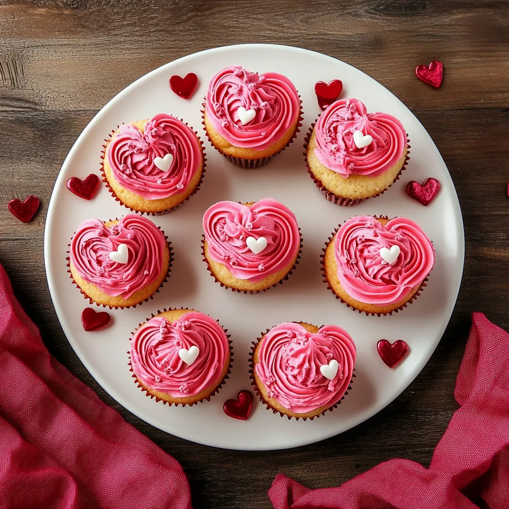 Heart Shaped Valentine Cupcakes: An Amazing Ultimate Recipe | My Savory ...