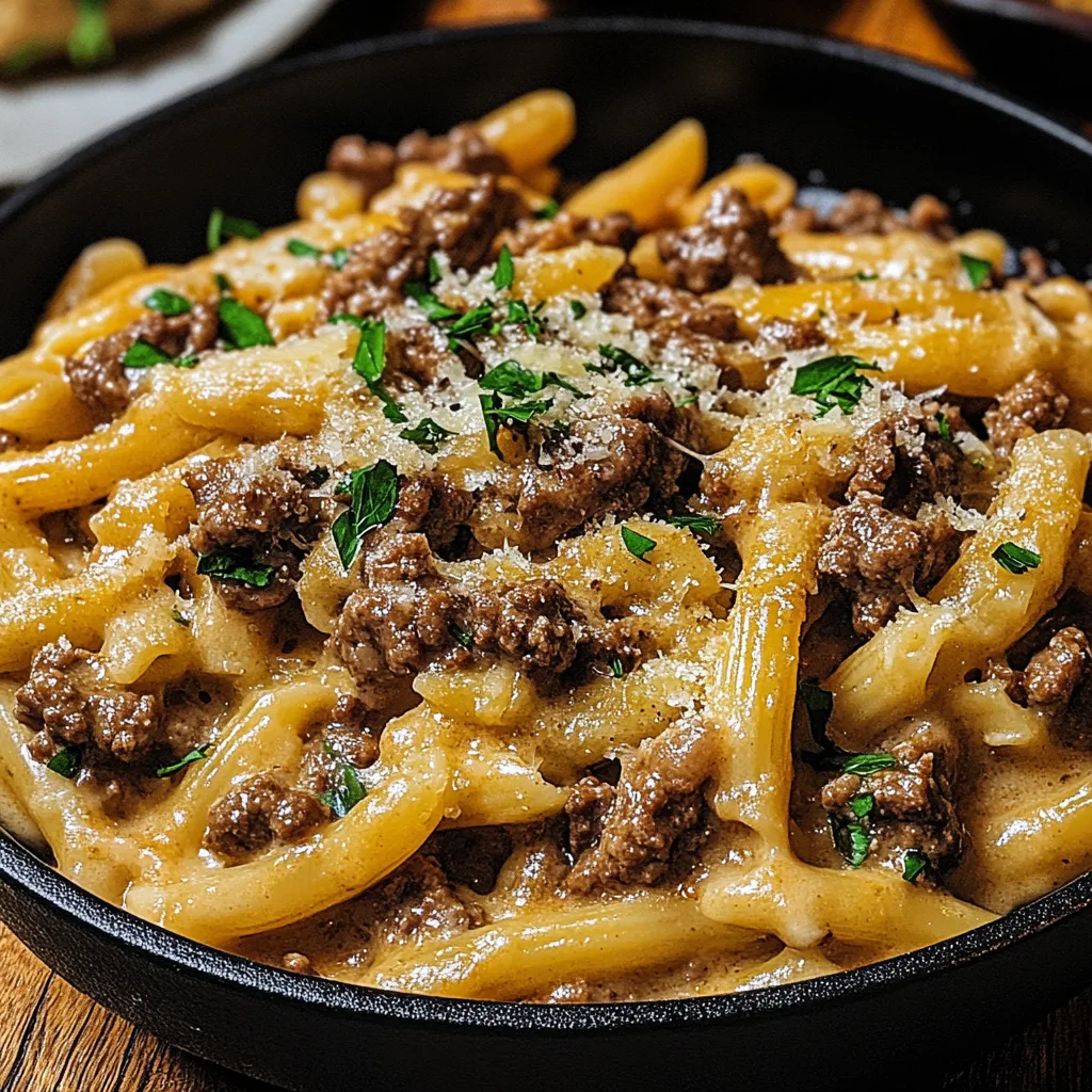 One-Pot Creamy Beef and Garlic Butter Pasta: An Amazing Ultimate Recipe ...